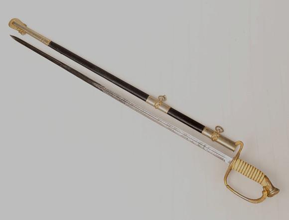 Saber US Navy M/1852, officer. Weapons & Militaria - Edged weapons ...