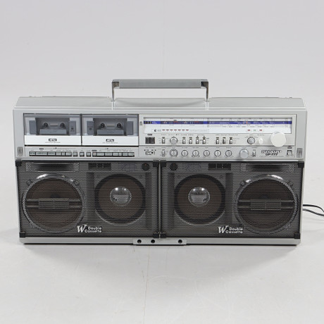 GHETTO BLASTER, Sharp GF-777, W Double Cassette. Övrigt - Modern Teknik ...