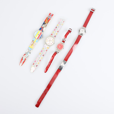 WRIST WATCH, 4 pieces Swatch, early 2000s. Clocks & Watches ...