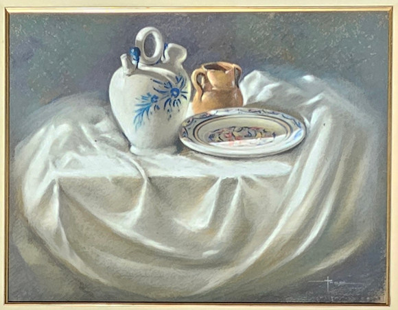 RAFAEL LÓPEZ DEL POZO (1940). STILL LIFE.MIXED TECHNIQUE ON TABLE. Art ...