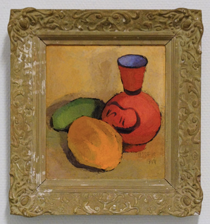OIL ON Board, still life, signed O. Isaeus -44. Art - Paintings - Auctionet