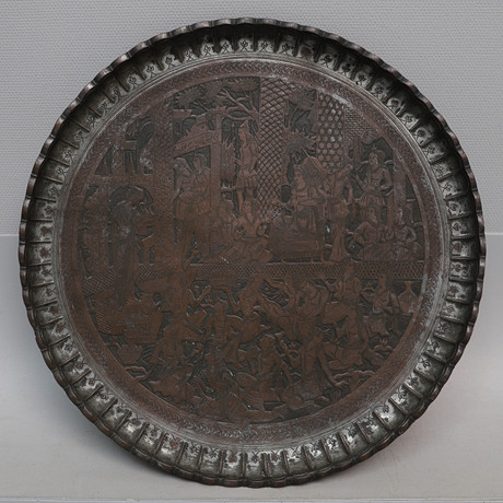 BRICKA, metall, Nordafrika, 1900-tal. Silver & Metall - Övriga ...