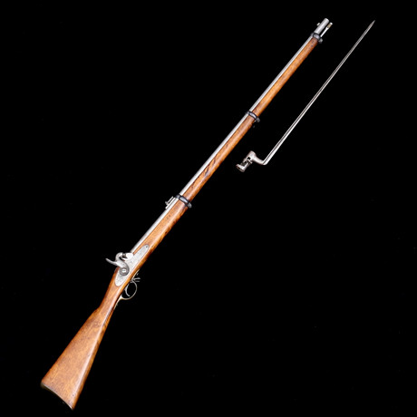 BLOCK RIFLE with BAYONET, Carl Gustafs Stads Gefärsfaktori, m/1860 ...