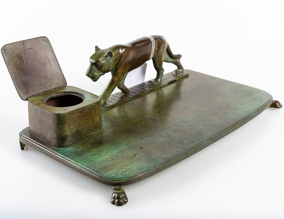 INK STAND, bronze, GAB, 1950/60s. Miscellaneous - Miscellaneous - Auctionet