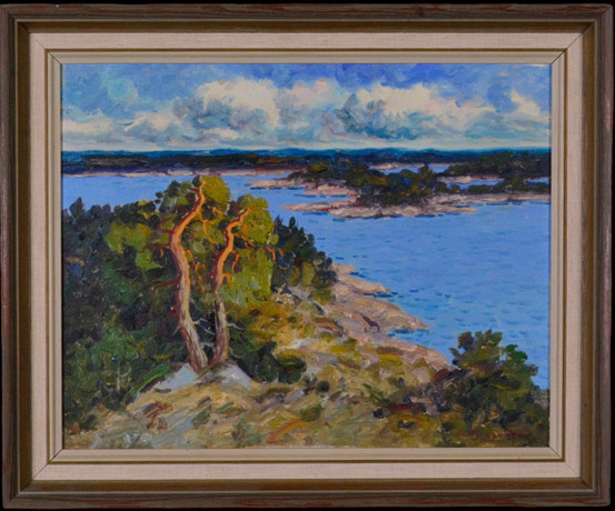 NILS ENGQUIST. oil on canvas. Art - Paintings - Auctionet