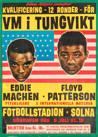 POSTER, "World Heavyweight Championship" Floyd Patterson Vs Eddie ...