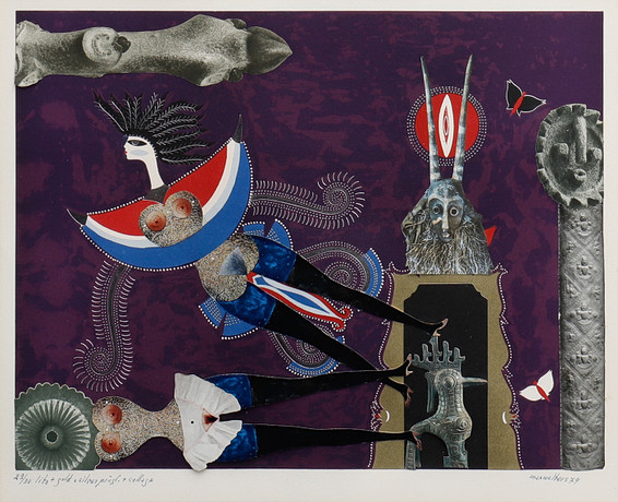 MAX WALTER SVANBERG. IMAGINATIVE MOTIF. Art - Graphic - Auctionet