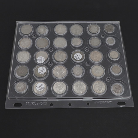 A COLLECTION OF 30 MIXED WORLD SILVER COINS. Coins, Medals & Stamps ...