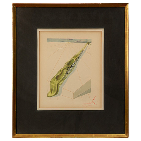 SALVADOR DALÍ. Color lithography. signed, numbered 117/150. Art ...