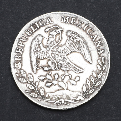 A MEXICAN 8 REALES COIN, 1895. Coins, Medals & Stamps - Coins - Auctionet
