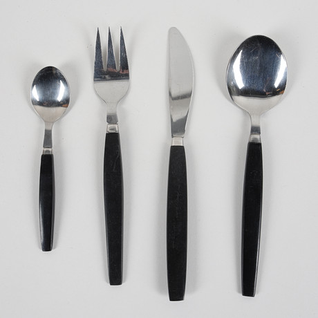 CUTLERY, 39 pieces, bakelite & stainless steel. Silver & Metals - Other ...
