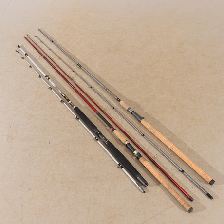 FISHING ROD, 3 pieces, 1900s. Miscellaneous - Fishing equipment - Auctionet