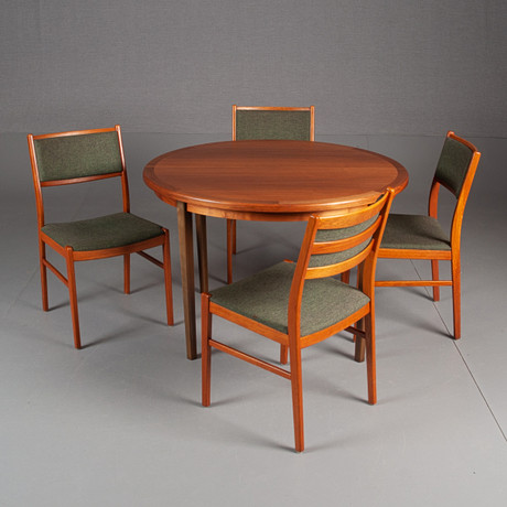 MATGRUPP. Teak 60-tal. Möbler - Matsalsmöbler - Auctionet