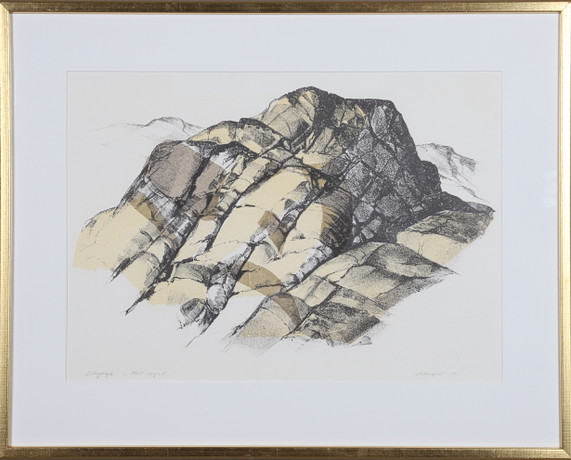 SVEN ERIK HELLQVIST. Lithograph, marked my print, signed and dated -80 ...