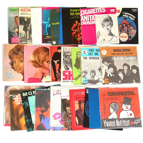 SINGEL & EP-SKIVOR, pop, schlager mm. 1960-80-tal. Övrigt - Övrigt ...