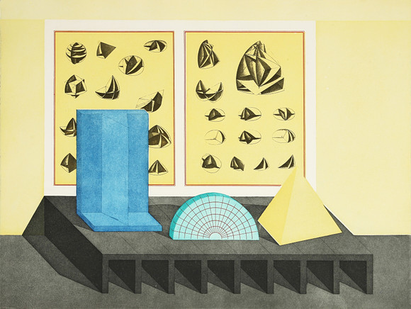 LUCIO DEL PEZZO (Italy, 1933-2020): "Geometrique", signed and numbered ...