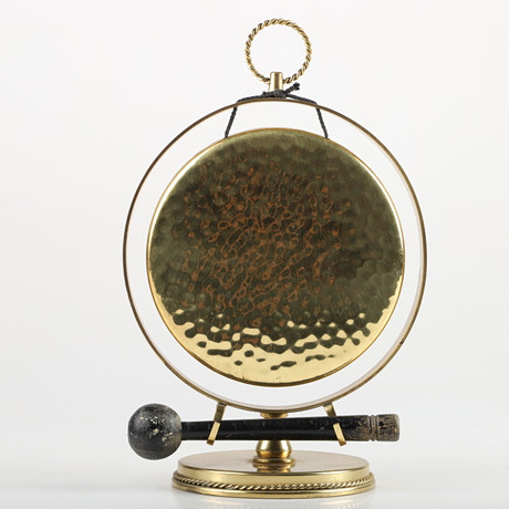 GUNDER ANDER. Gong-gong, brass, Ystad Metall, 1900s. Silver & Metals ...