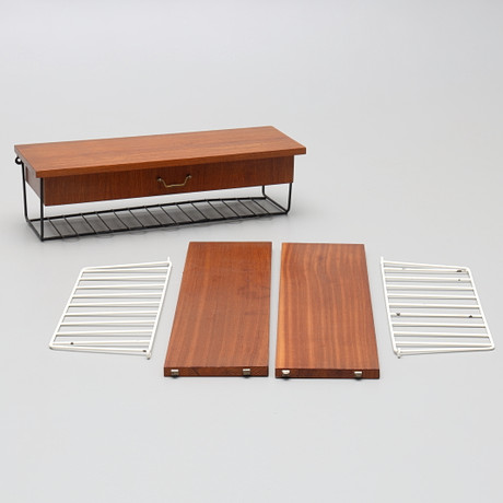 SHELVES, 2 pieces, string model, teak, 1950s/60s. Furniture - Cupboards ...