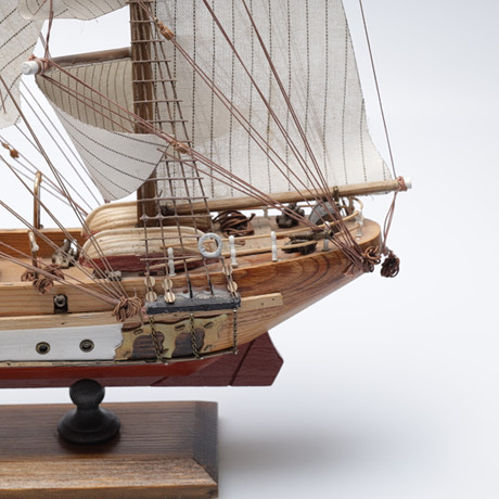 MODEL SHIP, full rigger, Clipper Siglo XIX, second half of the 20th ...