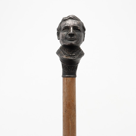 WALKING CANE, KNOB IN THE SHAPE OF US PRESIDENTIAL CANDIDATE WILLIAM ...