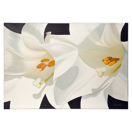 CAROLINA ALOTUS. oil on canvas, signed. Art - Paintings - Auctionet