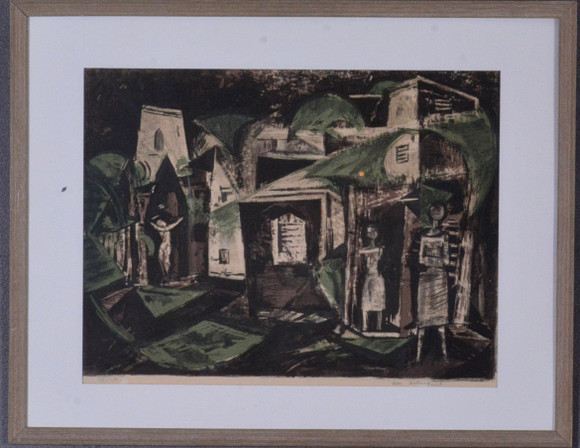 OLLE ZETTERQUIST. Color lithography. Art - Engravings & Prints - Auctionet