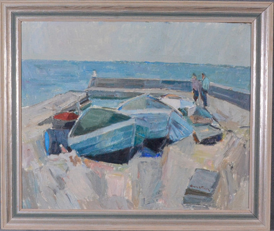 CARL BERNDTSSON. Oil on Board. Art - Paintings - Auctionet