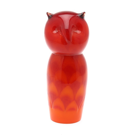 OWL, art glass, possibly Elme glassworks, second half of the 20th ...