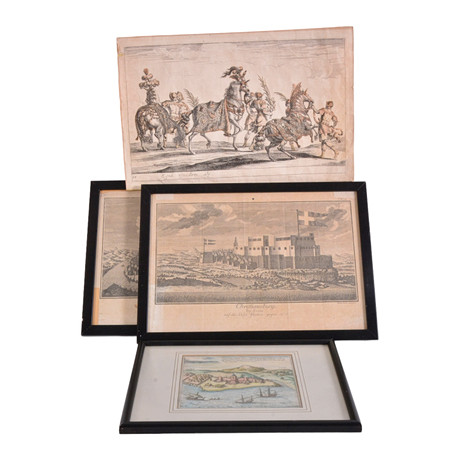 A Collection OF OLDER GRAPHICS, 4 parts. Art - Engravings & Prints ...