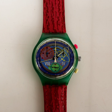 ARMBANDSUR, Swatch, Pinksprings Chronograph 1992. Klockor & Ur ...