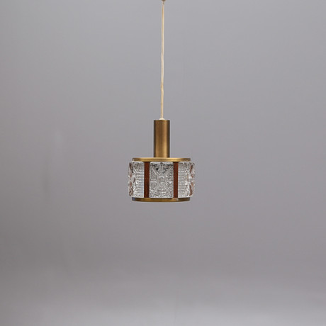 TAKLAMPA, glas/metall/trä, 1900-tal. Belysning & Lampor - Taklampor ...