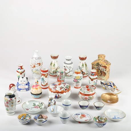 VASER M. M, about 30 pieces, porcelain, Asia. Asiatica - Auctionet