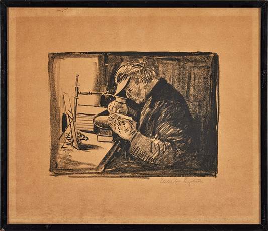 ALBERT ENGSTRÖM. "The xylograph xylographed". Art - Drawings - Auctionet