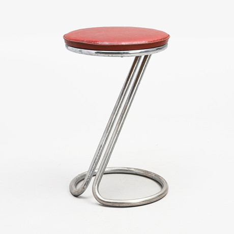 Stool, steel tube, Z-stool, funky, 1930s/40s. Furniture - Other - Auctionet