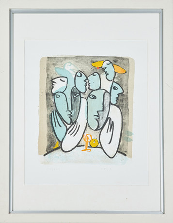 CAMILLA PYK (FÖDD 1966). Komposition, signerad samt numrerad 107/260 ...