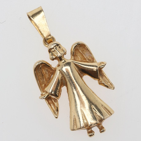 HÄNGE, 18k guld, ängel, Bronsil AB. Smycken & Ädelstenar - Broscher ...