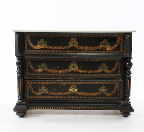 Chest of drawers, Empire style, made by cabinetmaker Adolf Steiner ...