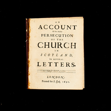THOMAS MORER, An account of the Present Persecution of the Church in ...
