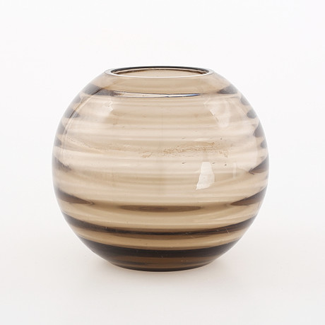 GLOBE VAS, glass, mid 20th century. Glass - Art glass - Auctionet