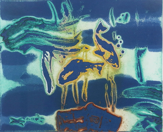 ERNST BILLGREN. Färgetsning, signerad Ernst Billgren, numrerad 10/40 ...