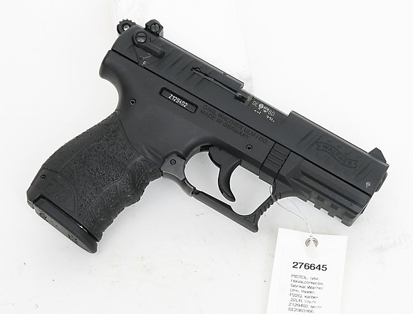 (324) PISTOL, tysk, Halvautomatisk, fabrikat Walther Ulm, modell P22Q, kaliber .22LR, tillv.nr ...