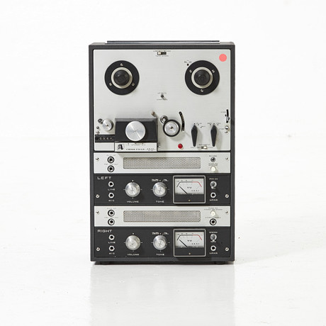 TAPE PLAYER, Akai, model M-8, 1960s, "Cross field heads vertical center ...