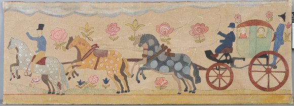 PINTURA DE BONAD, hombre común, 18/1900, que representa un seis plazas ...