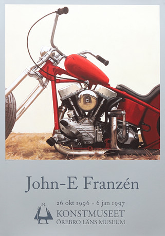 JOHN-ERIK FRANZÉN. Poster Art Museum, Örebro 1996-1997, offset print ...
