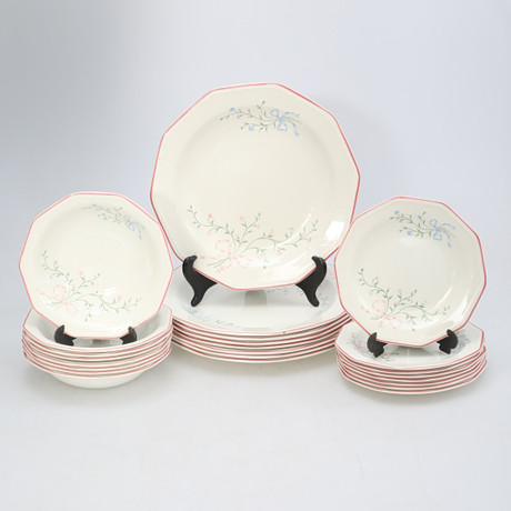 SERVIS, 24 pieces, "Mille fleurs", Churchill England The Chartwell ...