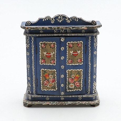 A MINIATURE TYROLEAN MODEL WEDDING ARMOIRE. Swedish Folk Art - Bowls ...