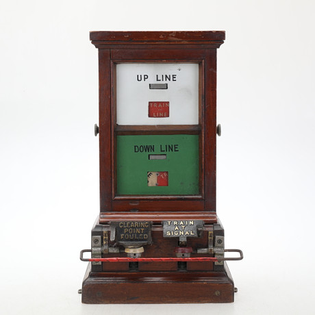 CHARLES SPAGNOLETTI. Telegraph block instrument, Standard Great Western ...