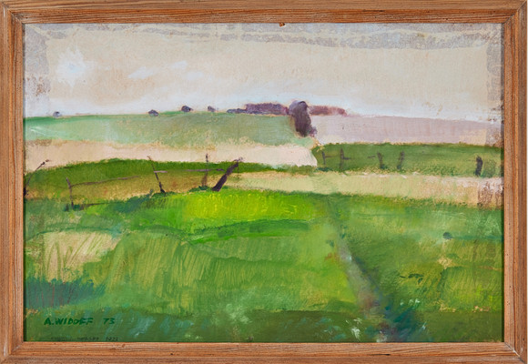 ANDERS WIDOFF. Landskap. Konst - Måleri - Auctionet