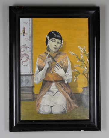 ERIC SVENSSON. oil on canvas, signed and dated 1927. Art - Paintings ...