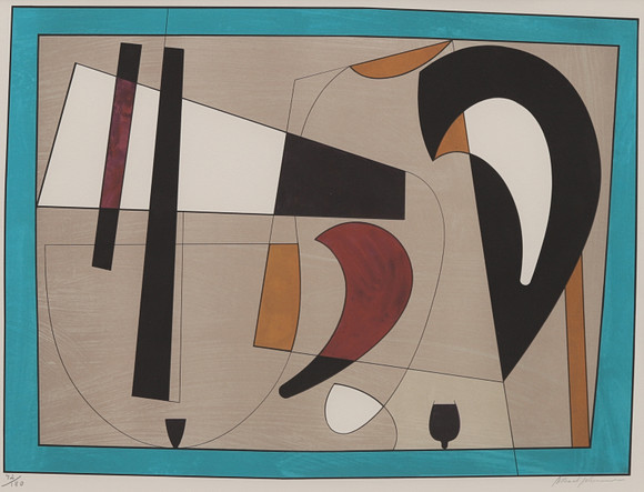ALBERT JOHANSSON. COMPOSITION, signed and numbered 42/180. Art ...